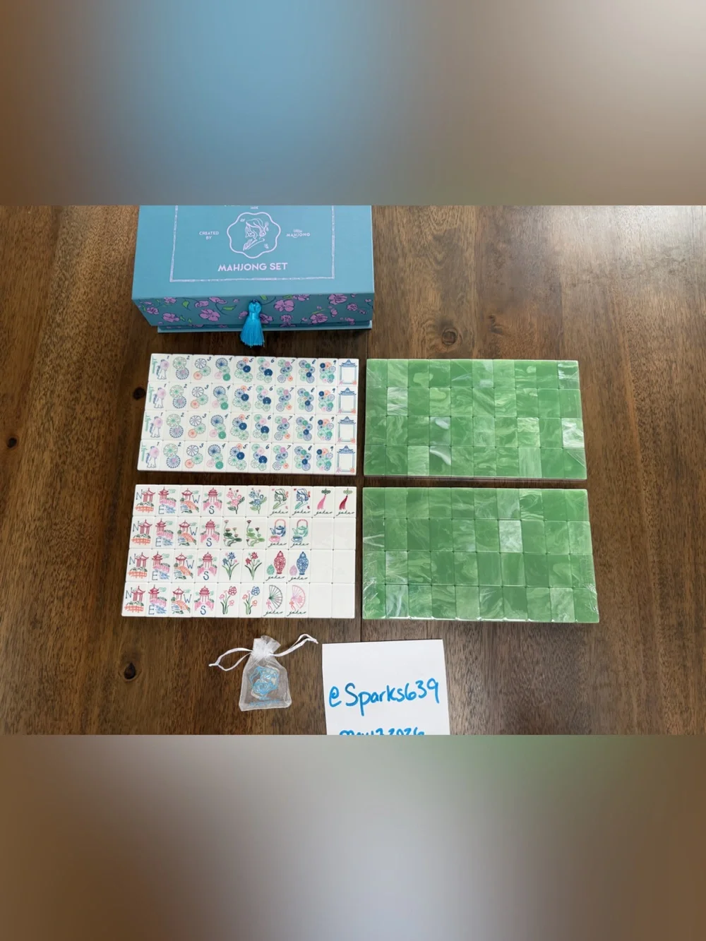 miss mahjong | Games | Authentic Bnwt Miss Classic Home Mahjong Set ...